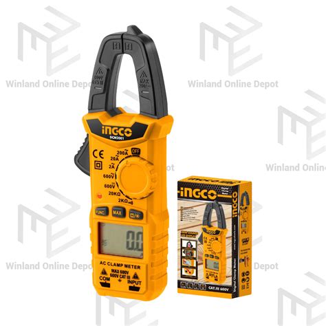Ingco By Winland Digital AC Clamp Meter Multi Tester Multitester Multi