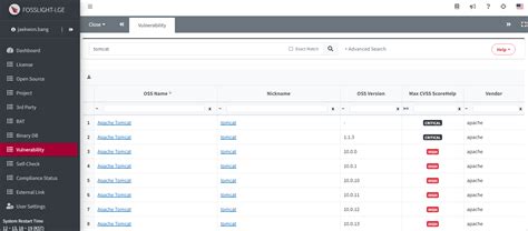 Vulnerability FOSSLight Hub Guide