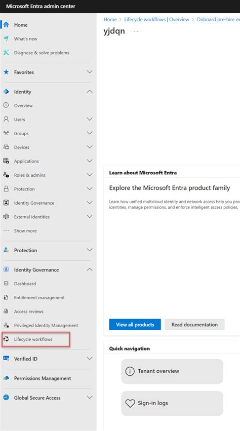 Latest Configure Entra Id Lifecycle Workflow To Trigger Mover Task