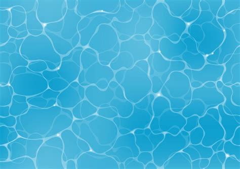 Vector Seamless Rippled Swimming Pool Abstract Background Illustration