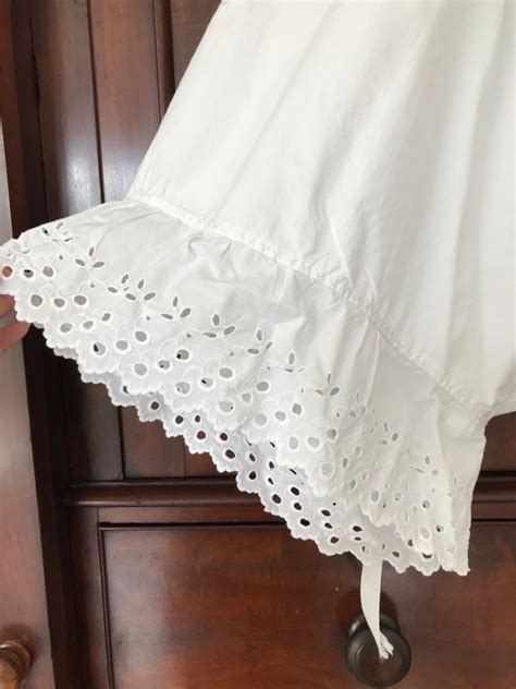 Edwardian Victorian Bloomers With Monogram Jc Gem