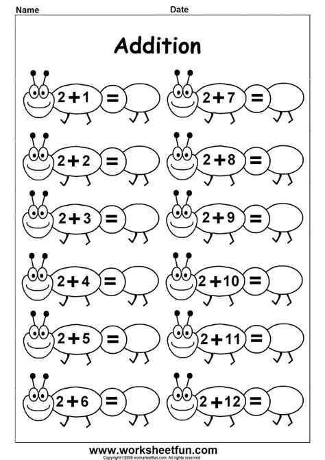 Free Printable Kindergarten Math Worksheet Printable Pdf Template
