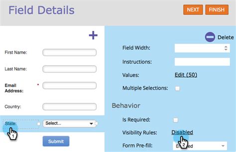 dynamically toggle visibility of a form field adobe marketo engage