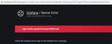 How To Avoid The Error Oauth2 Server Response Missing Accesstoken Grafana Grafana Labs