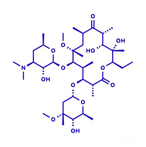 Clarithromycin Antibiotic Drug Photograph By Molekuul Science Photo