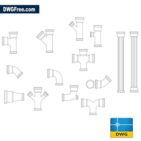 Ductile Iron Pipe Fittings Dwg At Darrell Tackitt Blog