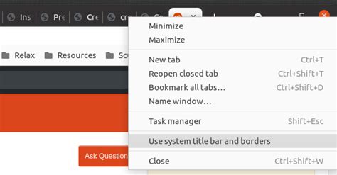 Kubuntu Remove Title Bar At Top Of Chrome Ask Ubuntu