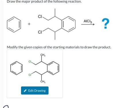 Answered: Draw the major product of the following… | bartleby