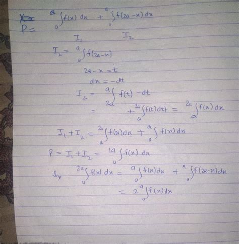 70 Prove That Int 0 2 A F X D X 2 Int 0