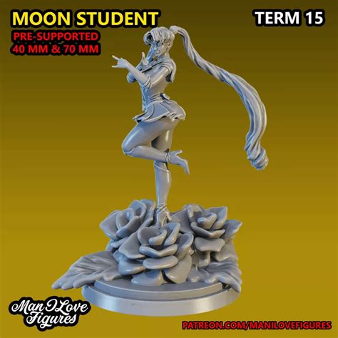 Sailor Moon Pretty Soldier Sailor Moon 2 3d Print Model Download Free