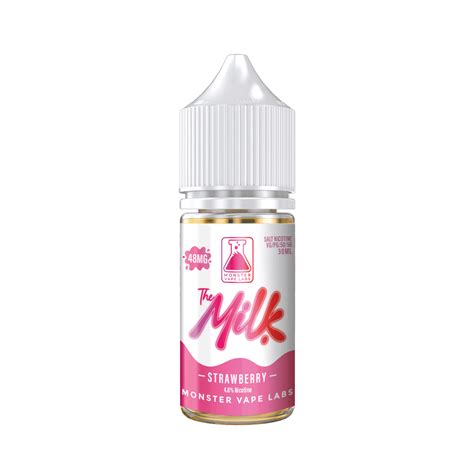 Strawberry Salt The Milk Salt Nicotine Giant Vapes