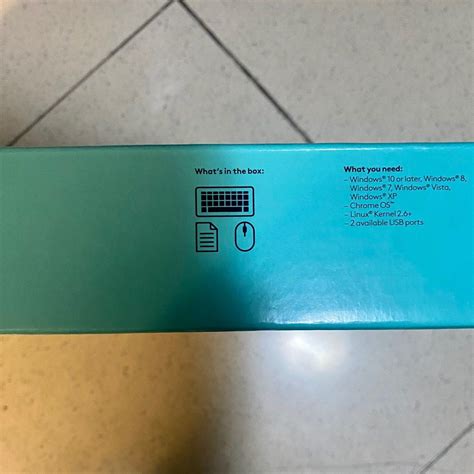 Bnib Logitech Keyboard Mk120 Computers And Tech Parts And Accessories Computer Keyboard On Carousell