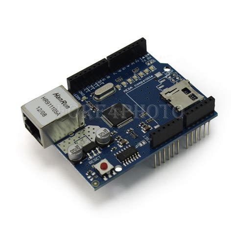Купить прочный последнюю версию ethernet щит w5100 для arduino 2009