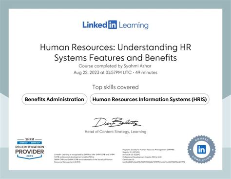 Muhammad Syahmi Bin Saiful Azhar On Linkedin Certificate Of Completion