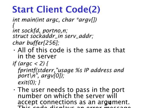 Socket Programming Ppt