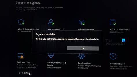 Core Isolation Memory Integrity Page Not Available In Windows 11