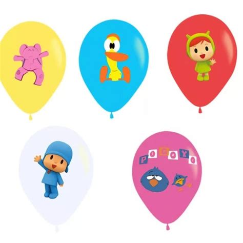 Set 10 Globos De Latex Pocoyo Party Shop
