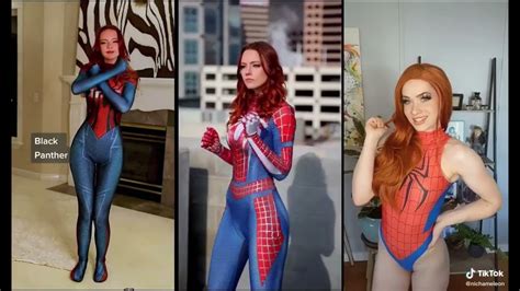 Spider Woman Tik Tok Compilation Cosplay Y2bs Com Youtube