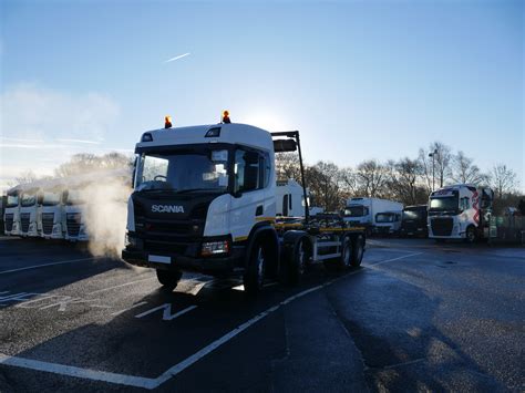 Tonne Scania P XT Hook Loader Truck For Sale MVB MV Commercial