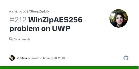 winzipaes256 problem on uwp · issue 212 · icsharpcode sharpziplib · github