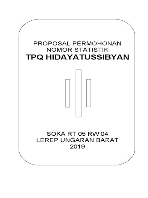 Proposal Pengajuan Nss Tpq Pdf