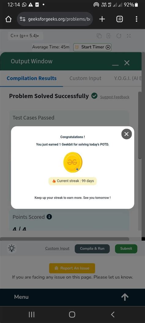 Swetha M On Linkedin Geekstreak2024 30daychallenge Codingjourney