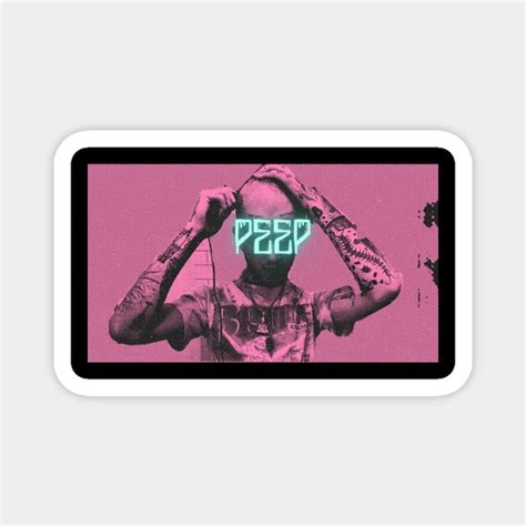 Lil Peep Neon Aesthetic Streetwear Lil Peep Magnet Teepublic