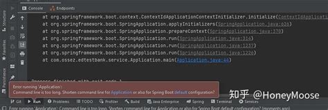Spring Boot Ij 运行应用的时候 Command Line Is Too Long 错误 知乎