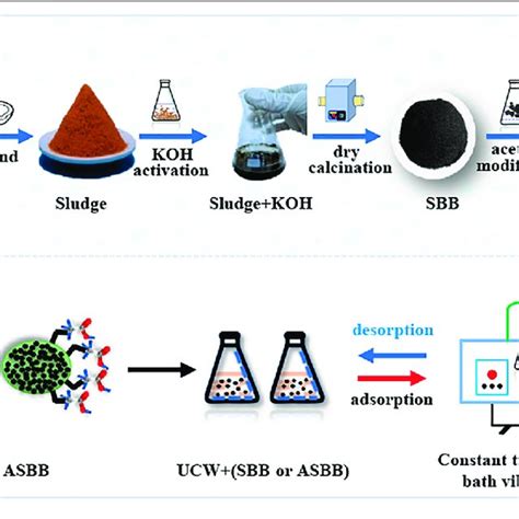 Preparation Of Sludge Based Biochar Sbb And Acid Modified Download Scientific Diagram