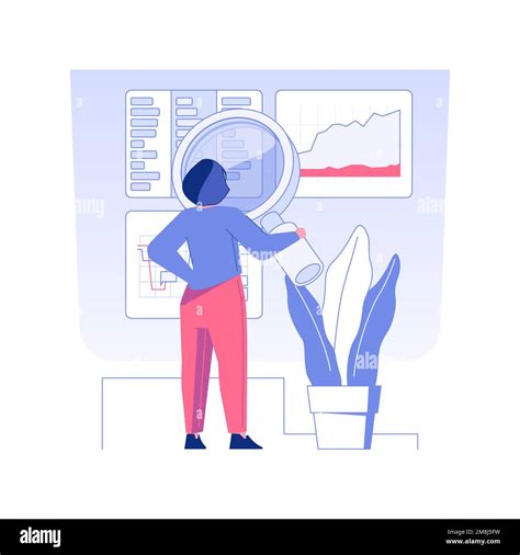 Audit Isolated Concept Vector Illustration Professional Accountant