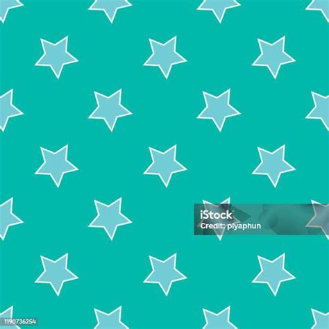 녹색 배경에 원활한 추상 별 패턴 종이 래핑 및 직물에 대한 벡터 일러스트 텍스처 별에 대한 스톡 벡터 아트 및 기타 이미지 별 패턴 0명 Istock