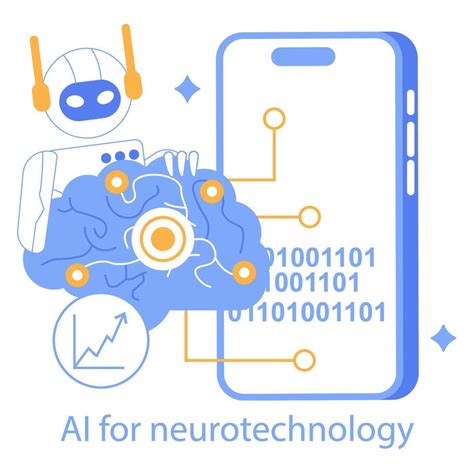 Ai For Neurotechnology Concept Illustration 45374752 Vector Art At Vecteezy