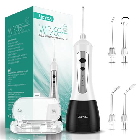 Voyor Water Flosser For Teeth Cordless Rechargeable Dental Oral ...