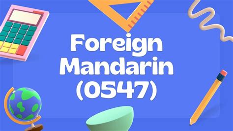 Igcse Foreign Mandarin Stageo