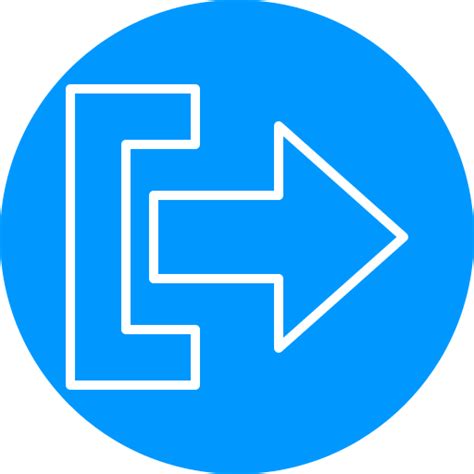 Log Out Free Arrows Icons