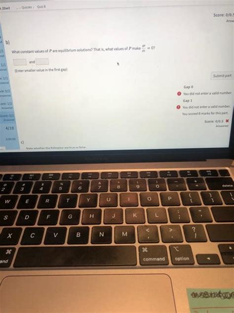 Solved D Based On Your Values Of Kp0 And R What Tappens