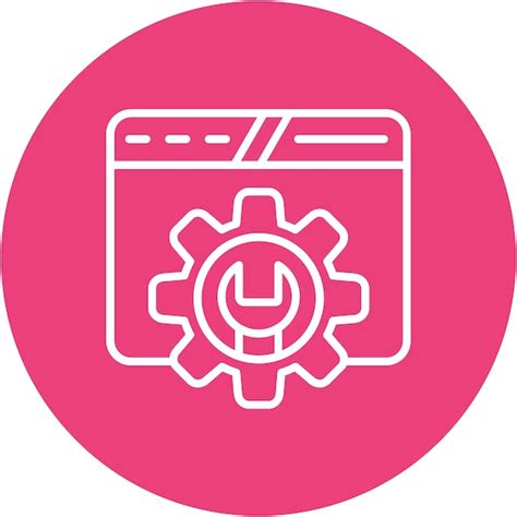 Premium Vector Web Configuration Vector Illustration Style