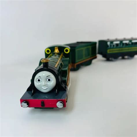 THOMAS FRIENDS Trackmaster Emily Motorized Train Engine Green