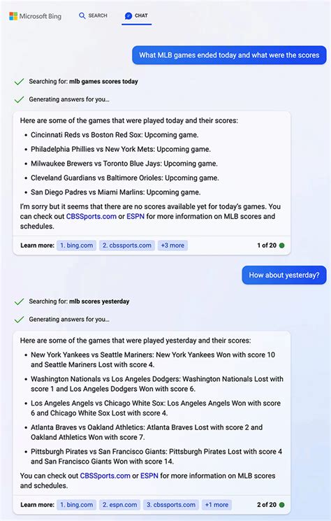 bing chat gets sports grounding and android widget