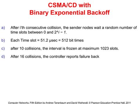 Chapter The Medium Access Control Sublayer Ppt