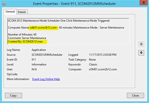 Scom 2012 Maintenance Mode Scheduler Version 7 Scom Maintenance Mode