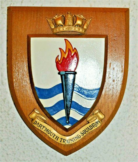 Arms Crest Of Dartmouth Training Squadron Royal Navy