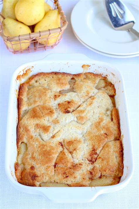 Gluten Free Pear Cobbler Kiss In The Kitchen