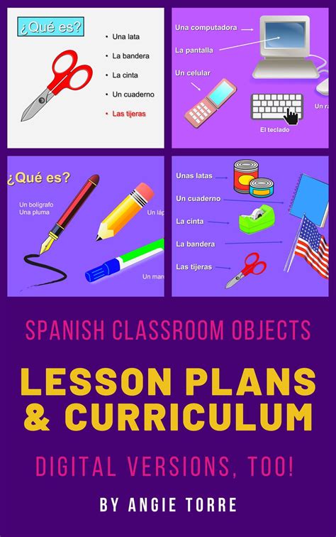 Spanish Classroom Objects And Articles Lesson Plans And Curriculum