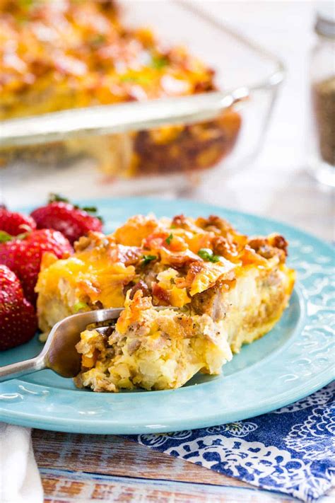 Tater Tot Breakfast Casserole Cupcakes And Kale Chips
