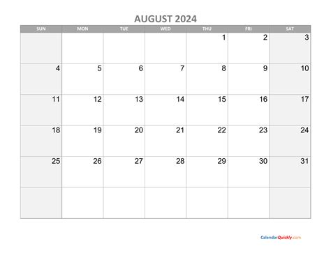 2024 August Calendar With Holidays Images Clip Art Liva Sherry