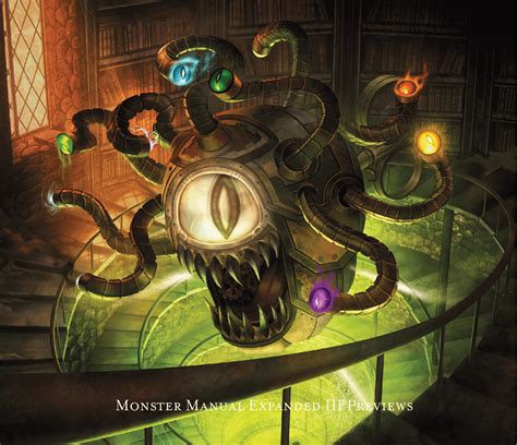 The Beholder Monster Art Mme Iii Art Previews The Clockwork Beholder