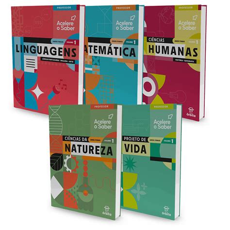 Kit Professor Acelere O Saber Ef Anos Finais Volume 1 Editora Órbita