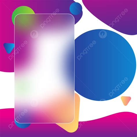 Colorful Glass Morphism Colorful Shape Glass Png And Vector With