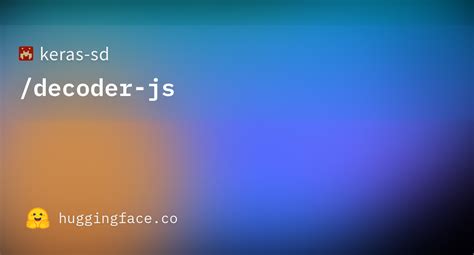 Keras Sddecoder Js · Hugging Face